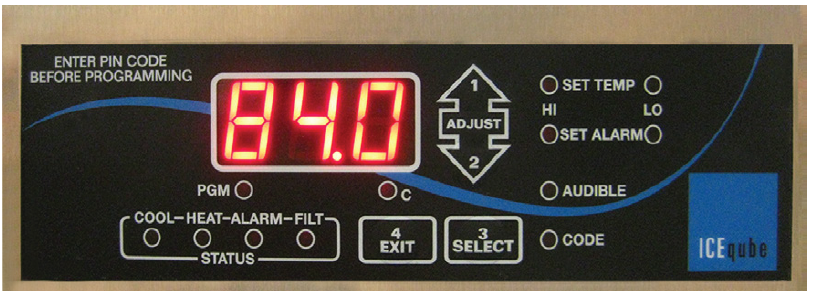Instructions for Setting the AC temperature in an Entrance Sign ...