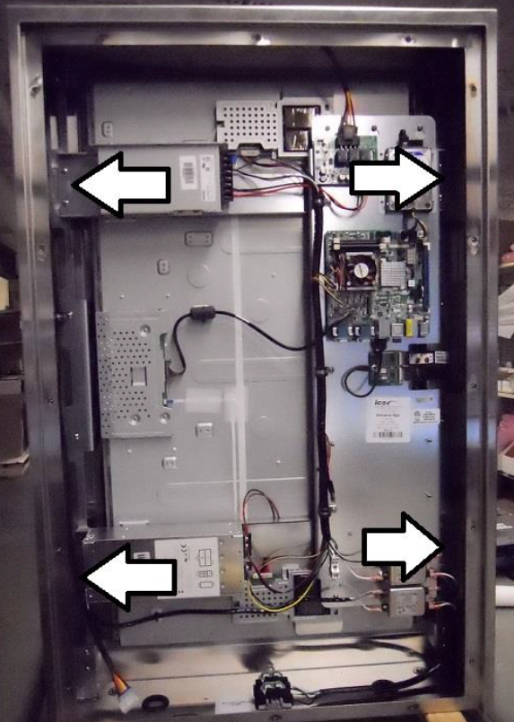 Instructions for replacing the touch screen in a 42" ENTSIGN ...