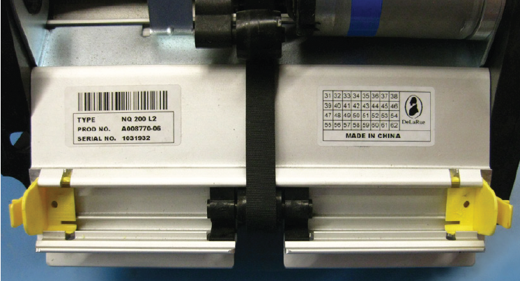 Instructions for replacing the yellow locking clips on the rear door of ...