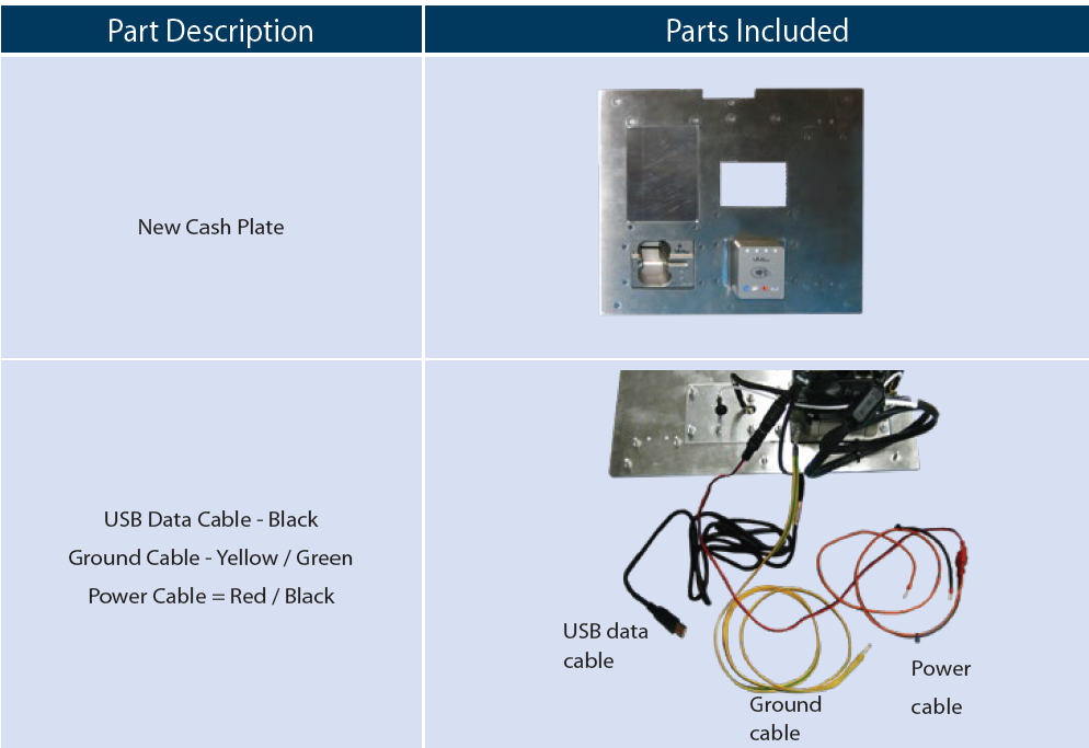 Instructions for installing the First Data IDTech Cash Plate for the ...