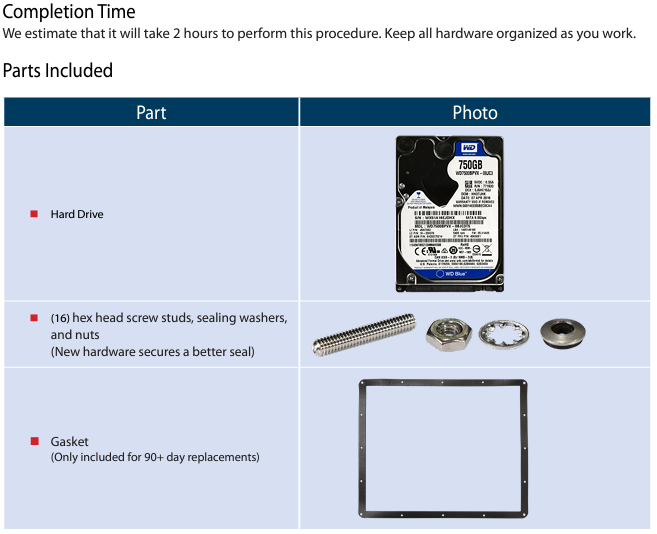 Instructions for Replacing the Hard Drive in a Touch Input – Innovative ...